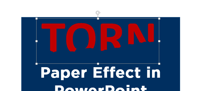 Torn Paper Effect in PowerPoint – Upskillhub