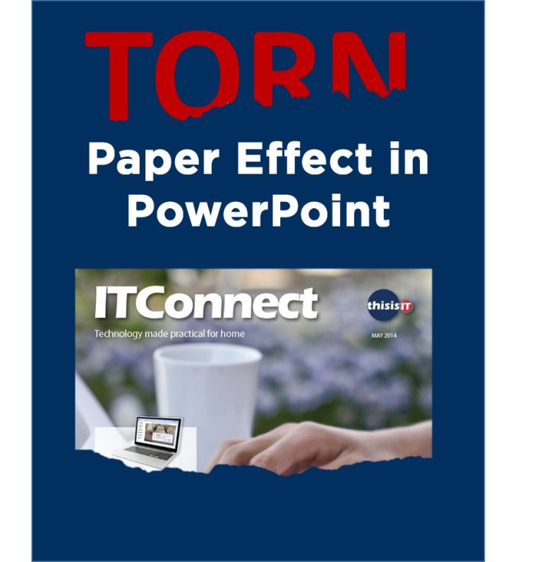 Torn Paper Effect in PowerPoint – Upskillhub
