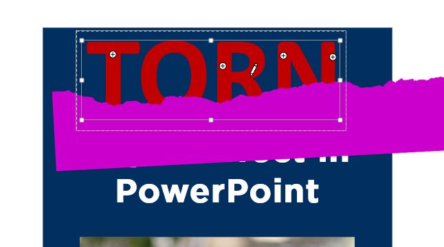 Torn Paper Effect in PowerPoint – Upskillhub